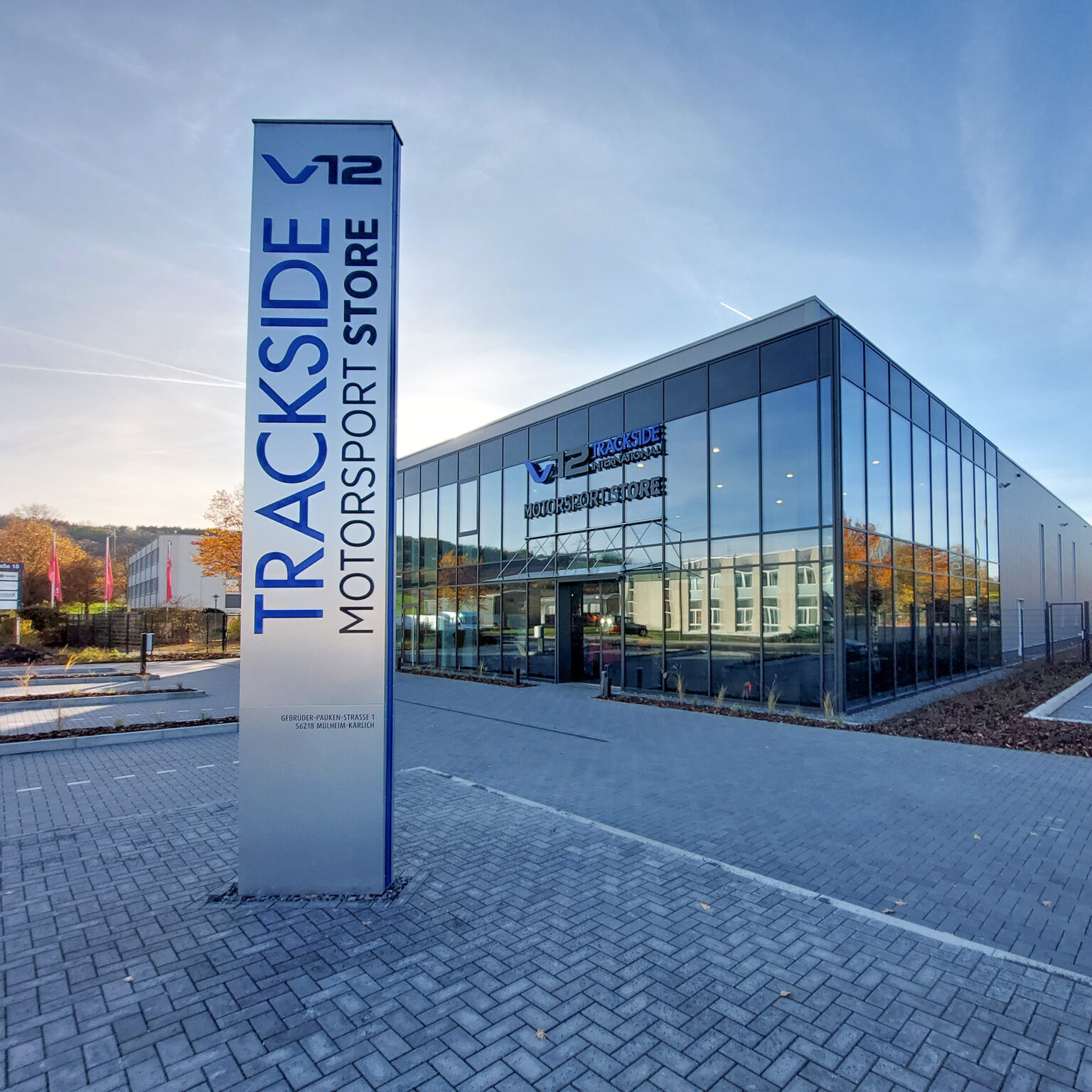 Neubau V12Trackside Motorsport Store in Mülheim-Kärlich